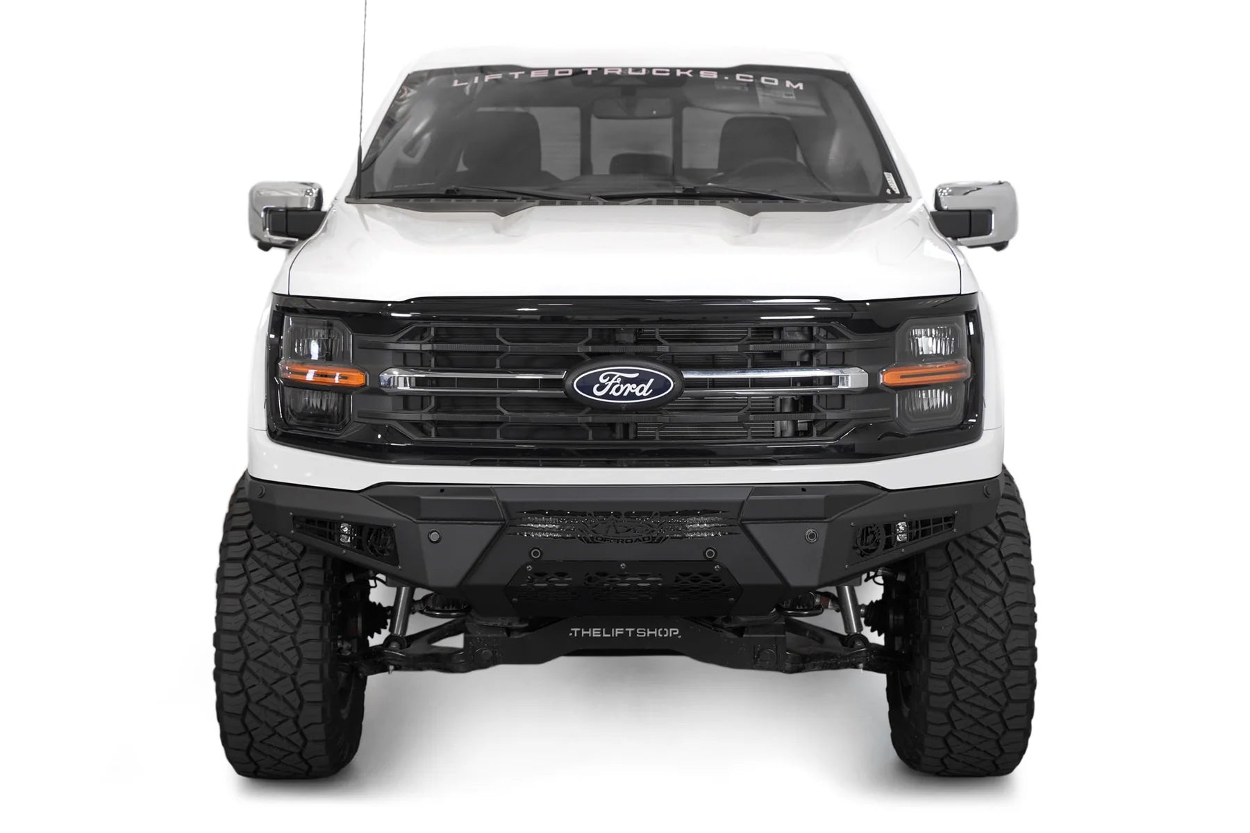 Addictive Desert Designs Honeybadger Front Bumper - 2024 F-150 - F1900 ...