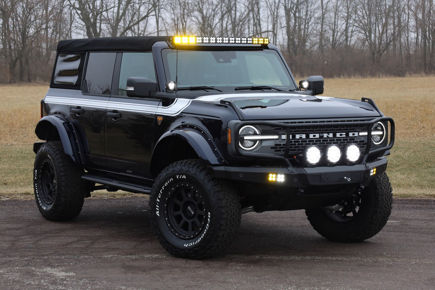 2021-2025 Ford Bronco Front Bumper - Maxlider Modular Winch Bumper ...