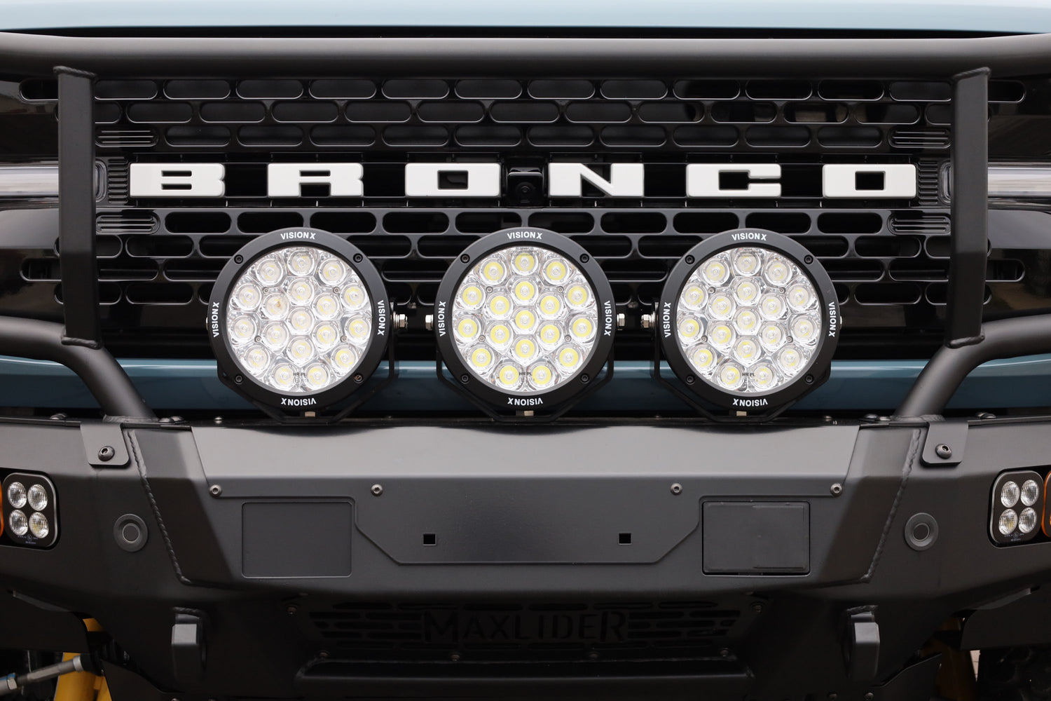 2021-2025 Ford Bronco Front Bumper - Maxlider Modular Winch Bumper ...
