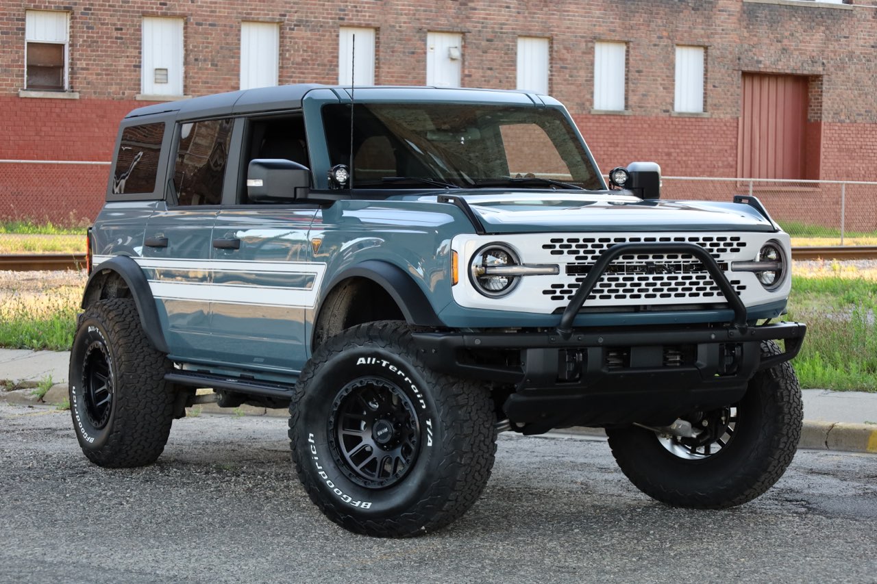 2021+ Maxlider White Bronco Grille – MaxliderBros