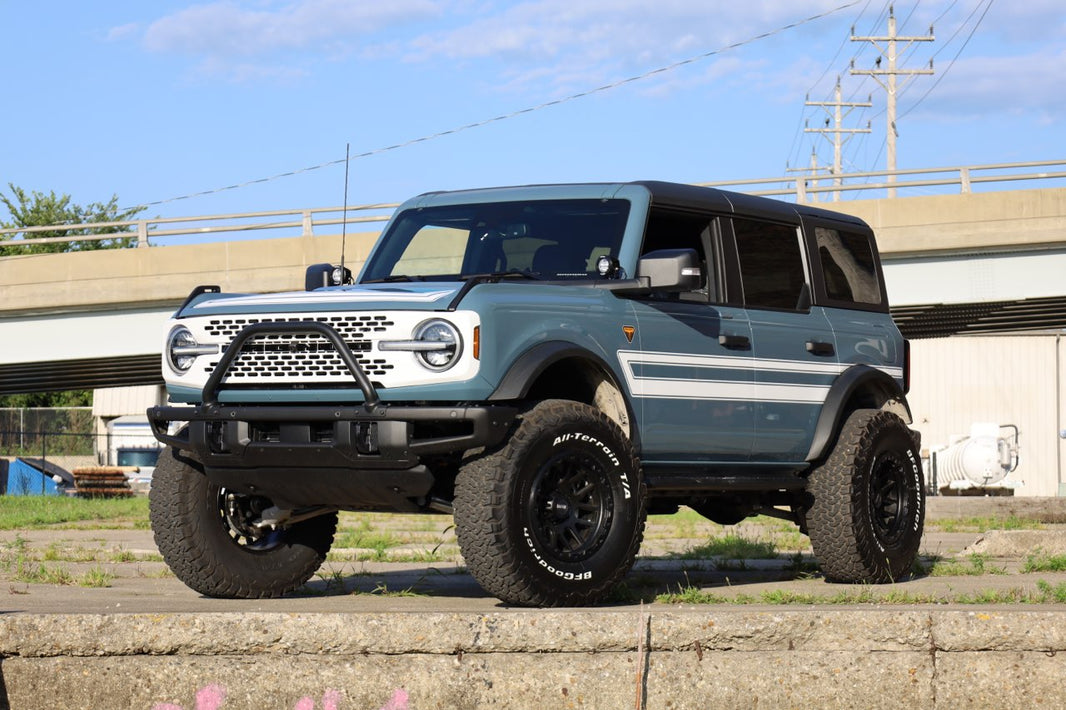 2021+ Maxlider White Bronco Grille – MaxliderBros