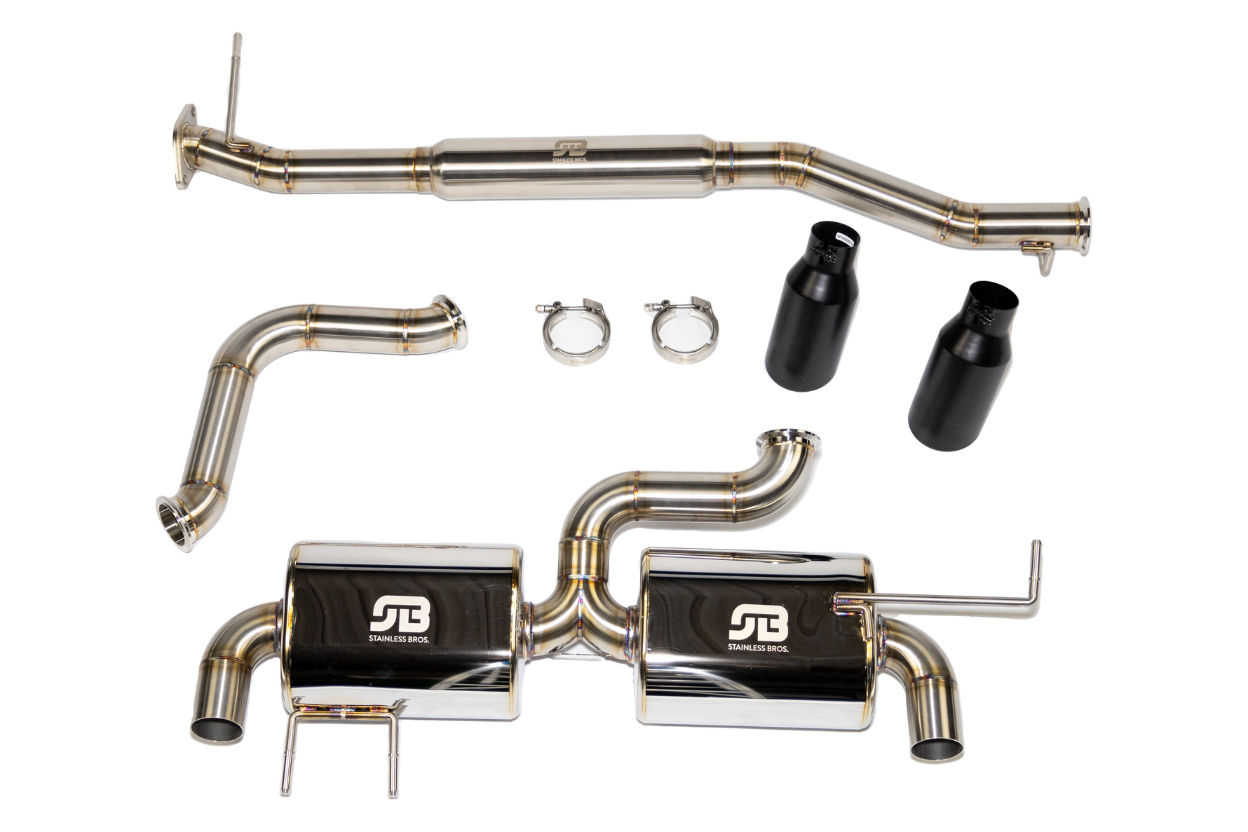 2021-2025 Ford Bronco Dual Exhaust 4-Door - Stainless Steel Performance ...
