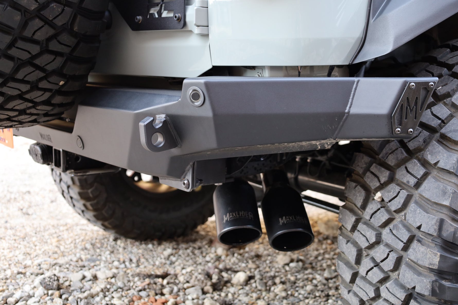 2021-2025 Ford Bronco Rear Bumper - Maxlider Custom Steel Bumper ...