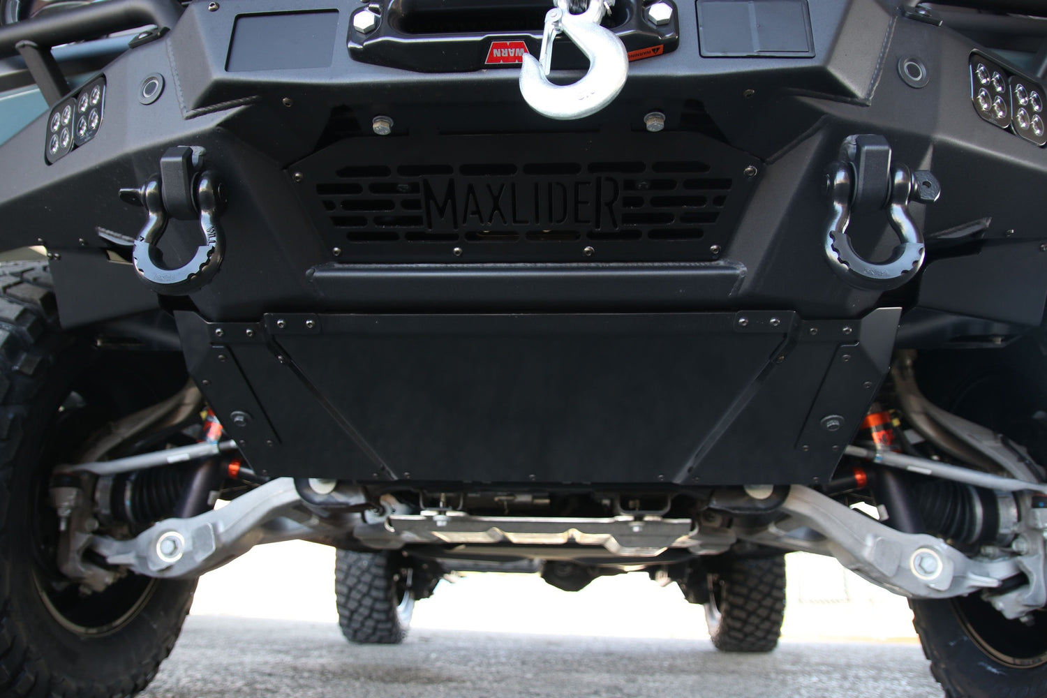 2022-2025 Bronco Raptor Front Bumper - Maxlider Modular Winch Bumper ...